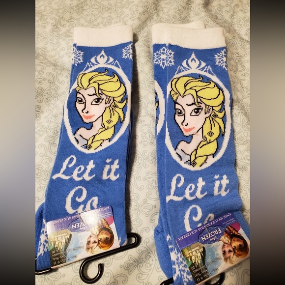Disney | Accessories | Elsa Frozen Socks Pack Of 2 | Poshmark